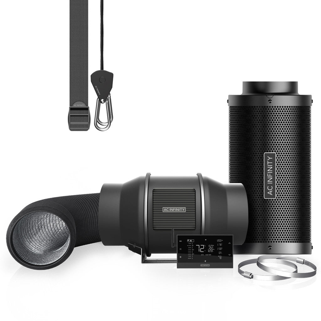 AC Infinity 8"/200mm Carbon Filter Fan & Ducting Kit